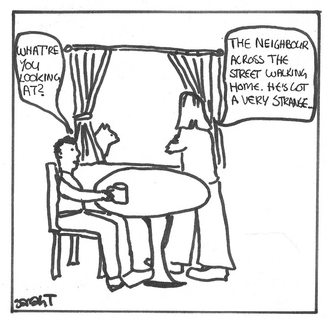 Homophones comic #3 – Too much time, and too little.